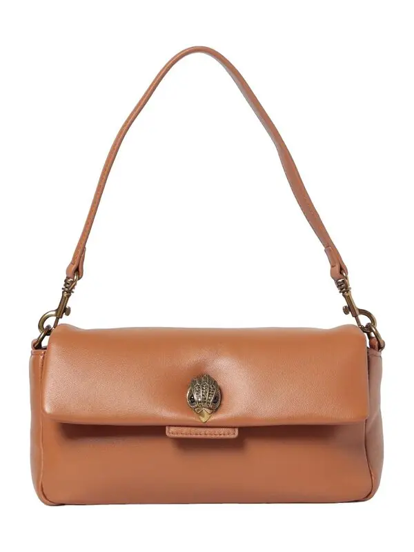 Kurt Geiger Oxford Shoulder Bag With Rhinestone Logo - Leather