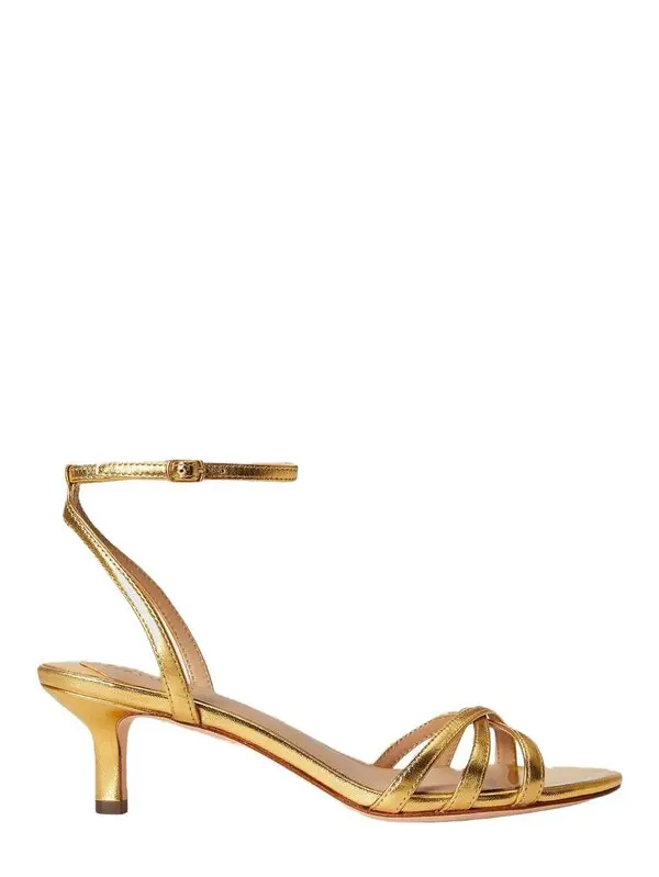 Ralph Lauren Kendyl Stiletto Sandals - Brown