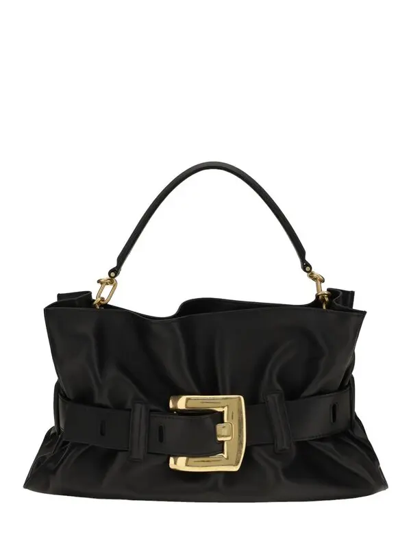 Balmain Anthem Hourglass Handbag - Black