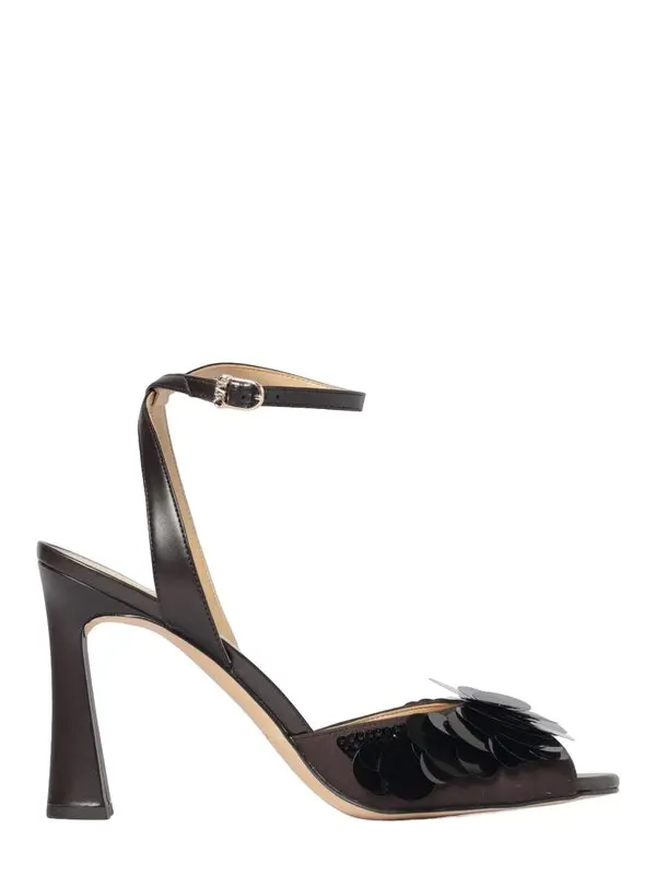 Michael Kors Heeled Sandals With Embellished Toe - Brown