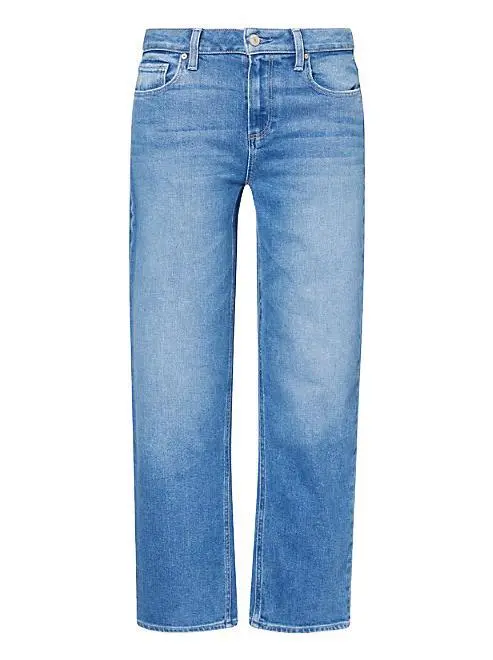 Paige Mason Ankle Straight-leg Cotton Denim Jeans - Eames