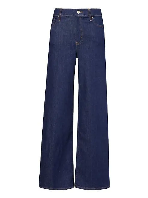 FRAME Le Slim Palazzo High Rise Denim Jeans - Rinse