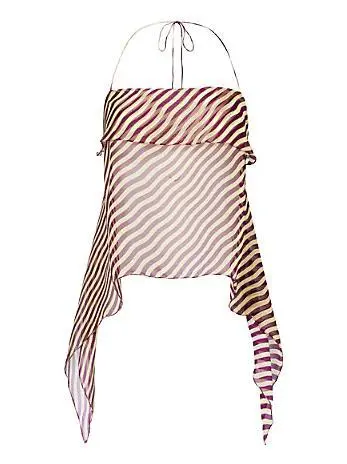 RAT AND BOA Assisi Striped Sheer Top - Multi