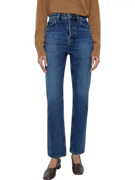 REFORMATION Cynthia High Waist Straight Leg Jeans - Maggiore