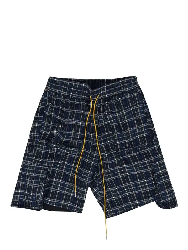 Rhude Plaid Shorts - Blue