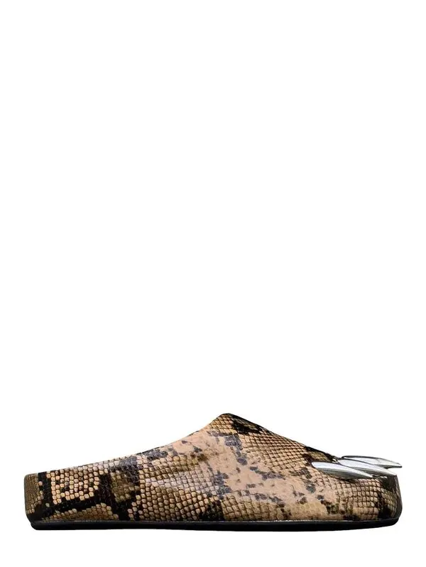 BRAVEST STUDIOS Snake Claw Mule - Tan