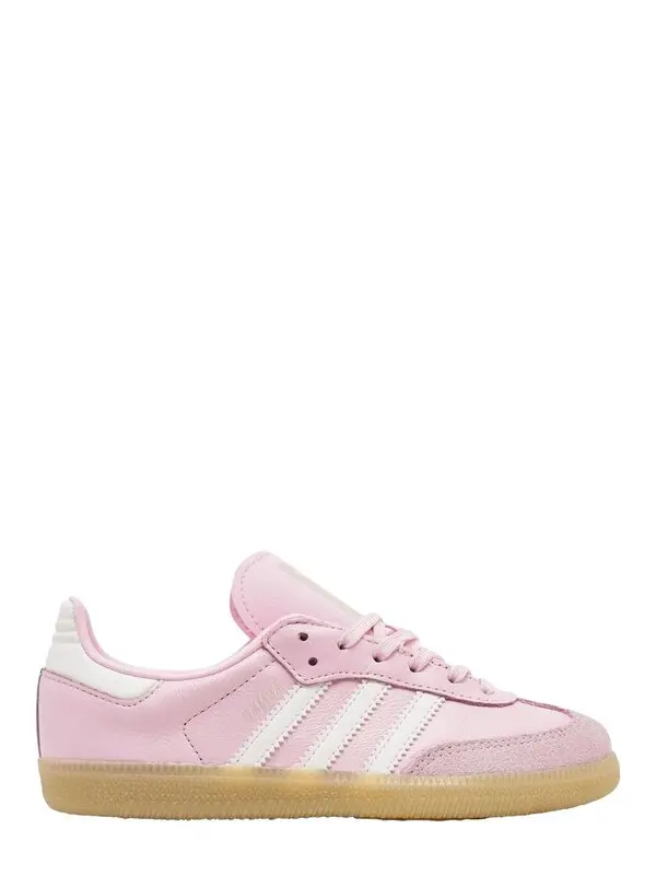Adidas Samba Og K And White Sneakers - Pink