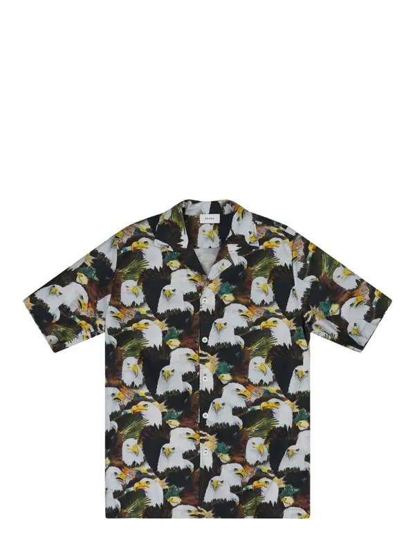 Rhude American Eagle Truck Stop Shirt - Multicolor