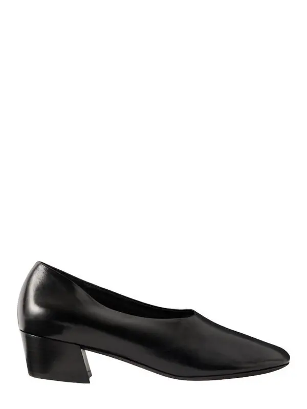 Khaite Marcy Leather Pumps - Black