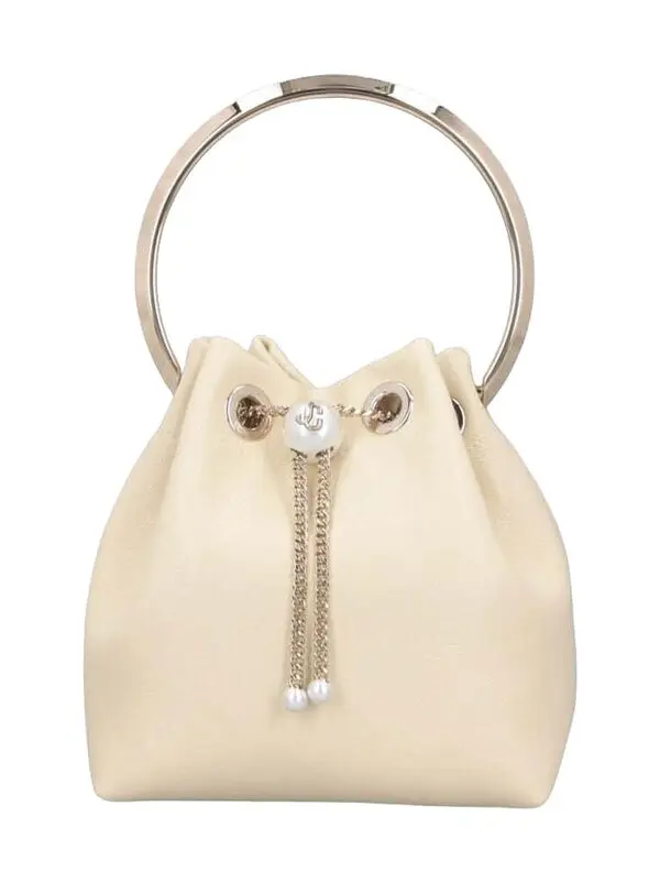 JIMMY CHOO Bon Bon Bucket Bag - Cream