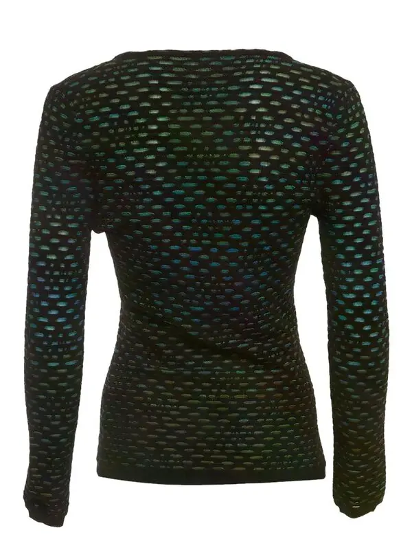 Missoni Patterned Knit Sweater - Black