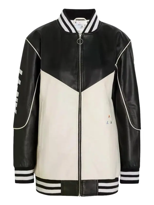 AN-Y1 Racing Formula Leather Jacket - Black