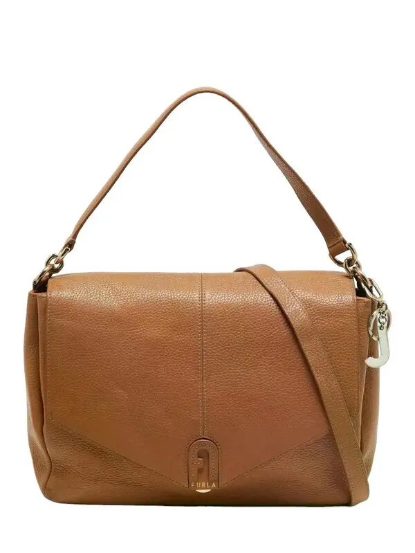 Furla Flap Shoulder Bag - Neutrals