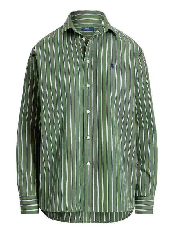 Polo Ralph Lauren Striped Cotton Shirt - Green