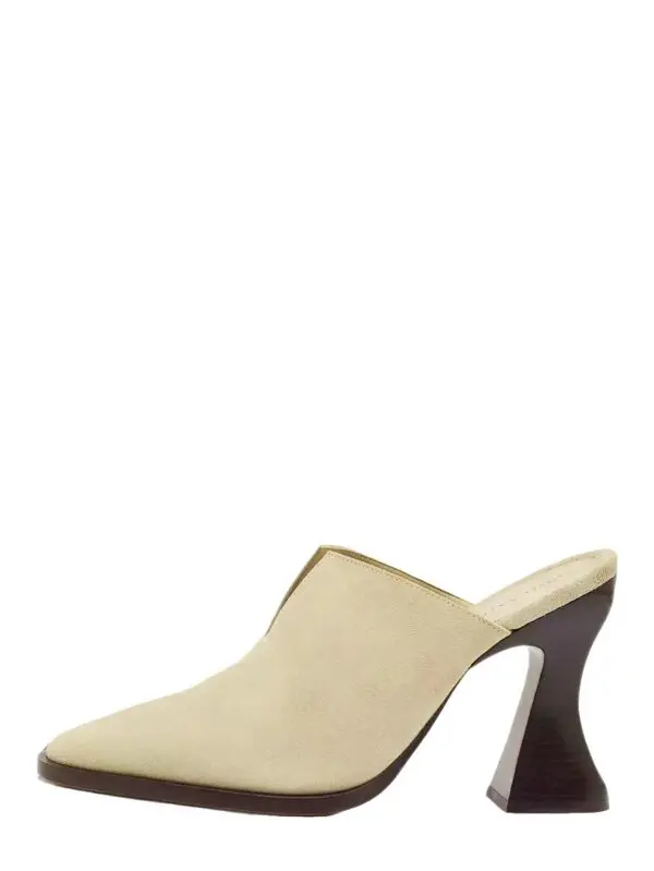 Bottega Veneta Cha Cha Sculpted-heel Mules - Neutrals