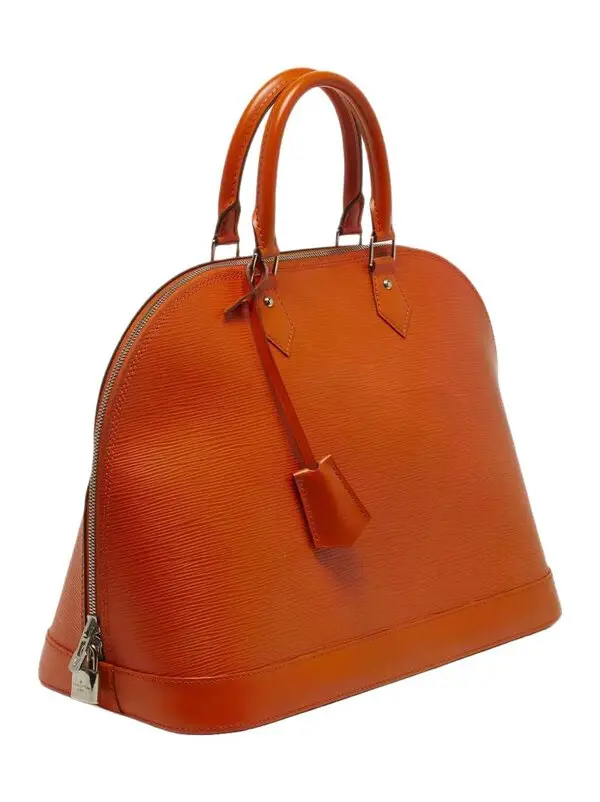 LOUIS VUITTON Alma Gm Epi Leather Tote Bag - Orange