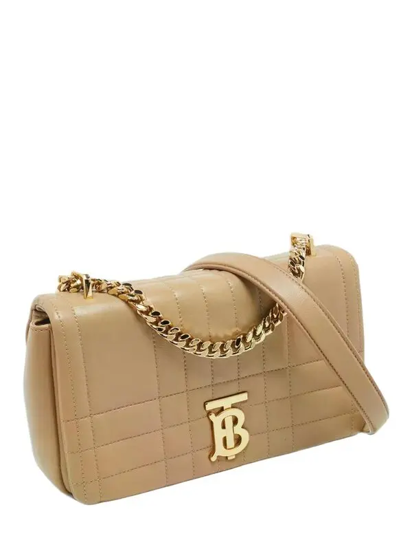 Burberry Lola Quilted Shoulder Bag - Neutrals