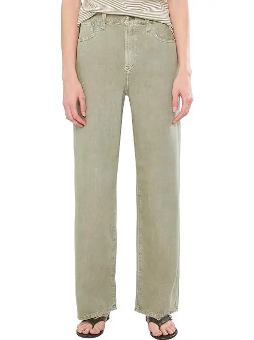 Madewell Pv Wide Leg Jeans - Olive