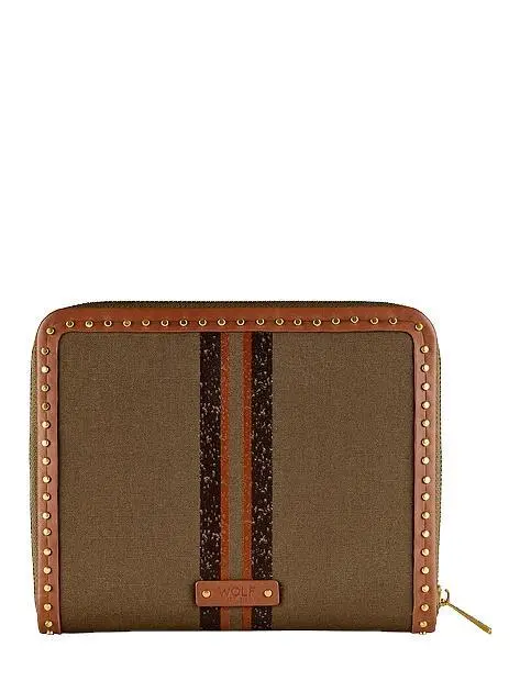 Wolf Ida Travel Jewelry Portfolio - Brown