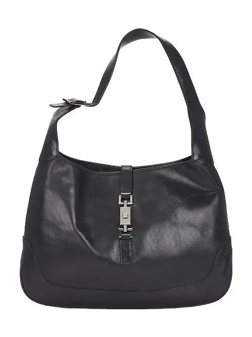 FWRD RENEW Gucci Jackie Hobo Bag - Black