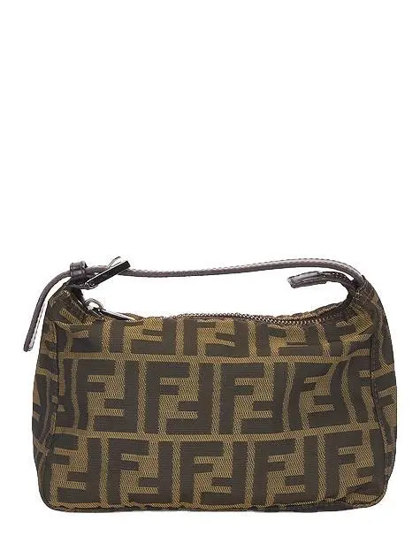 FWRD RENEW Fendi Zucca Vanity Handbag - Brown