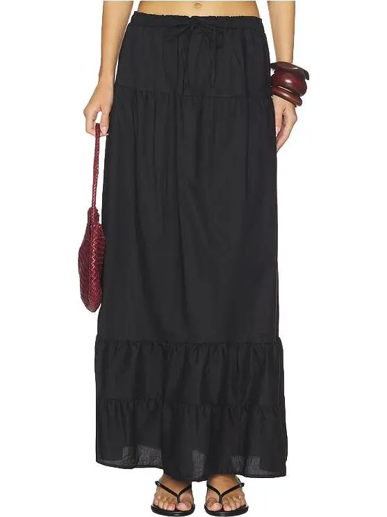 Peixoto Riley Maxi Skirt - Black