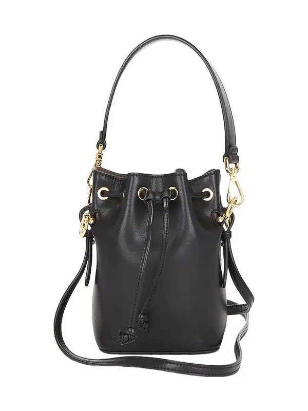 FWRD RENEW Fendi Mon Tresor Mini Bucket Bag - Black