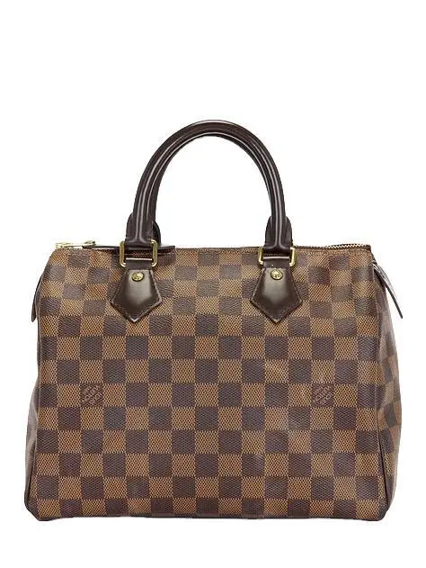 FWRD RENEW Louis Vuitton Damier Ebene Speedy 25 Handbag - Brown