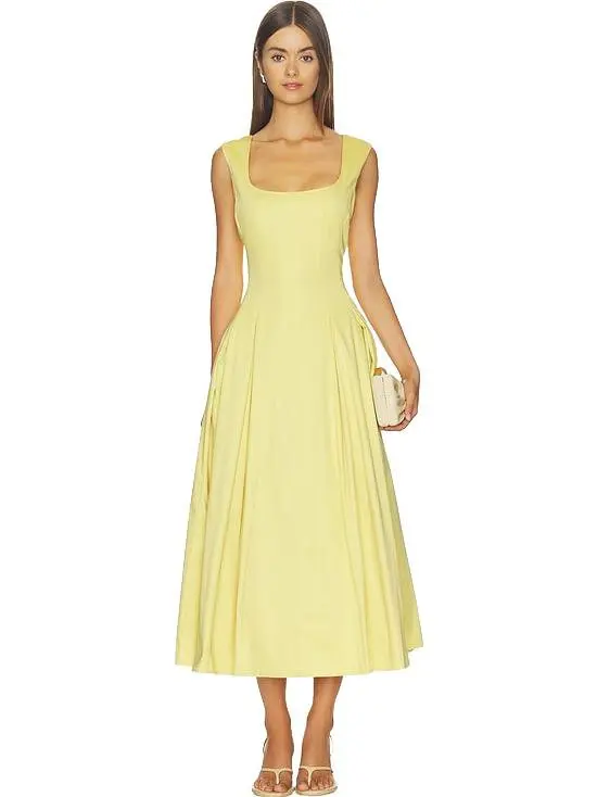 FAVORITE DAUGHTER The Muse Dress - Yellow
