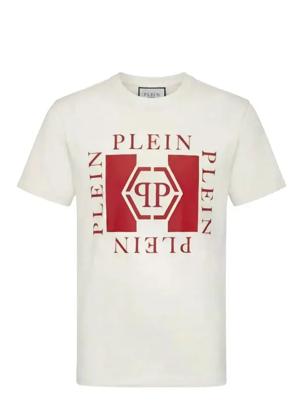 Philipp Plein Jersey T-shirt Plein Pp - Neutrals