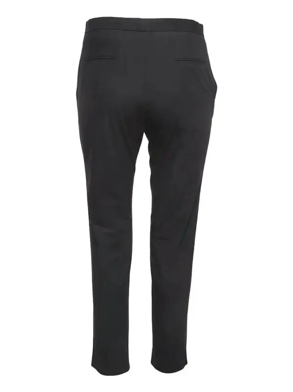 Marni Slim-fit Cotton Trousers - Black