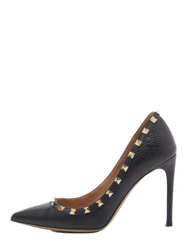 Valentino Garavani Rockstud Pointed-toe Pumps - Black