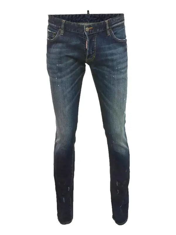 Dsquared2 Paint-splatter Jeans - Blue