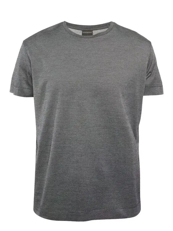 Emporio Armani Crew-neck Short-sleeve T-shirt - Grey