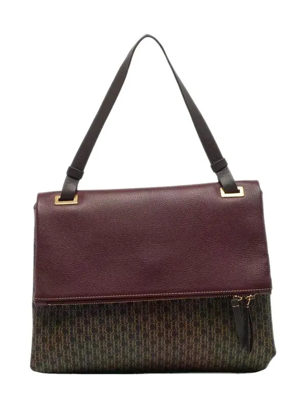 Carolina Herrera Monogram Top-handle Tote Bag - Red