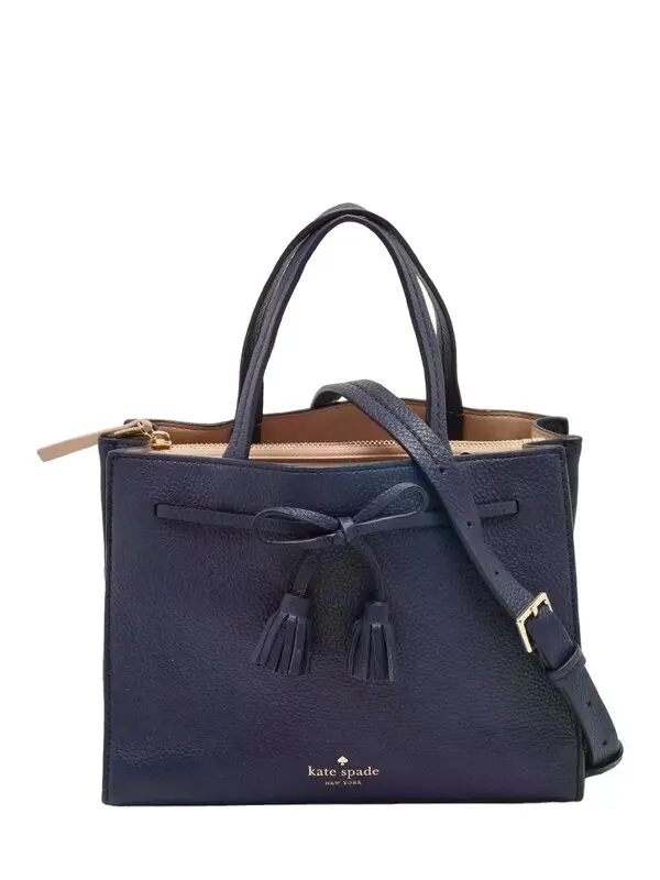 Kate Spade New York Hayes Street Leather Tote Bag - Blue