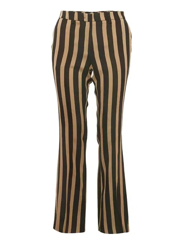 Etro Striped Knit Trousers - Black