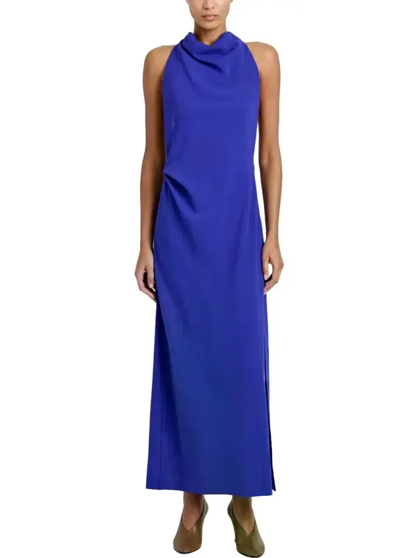 Proenza Schouler Selena Dress In Matte Double Crepe - Blue