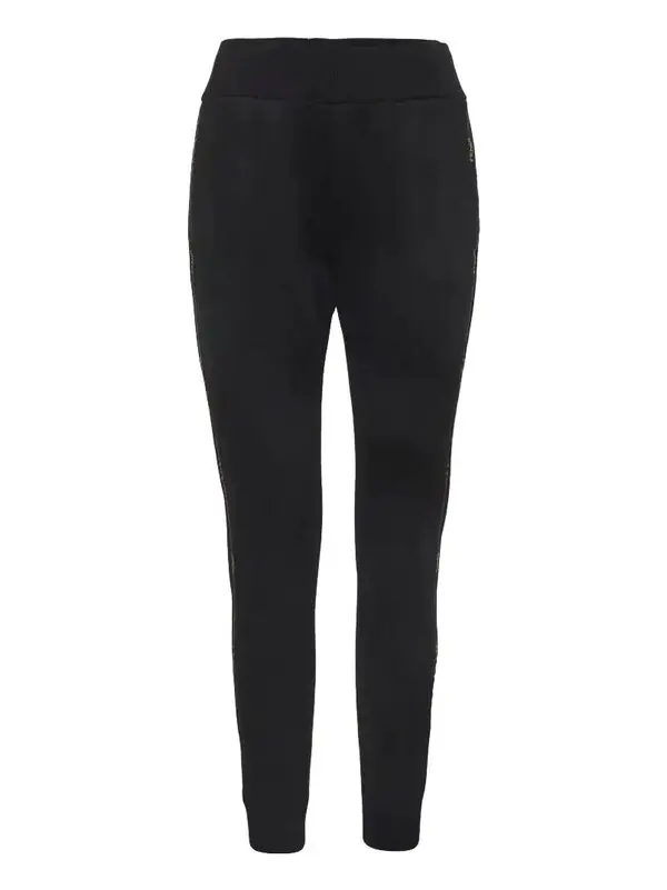 Fendi Logo Stripe Track Pants - Black