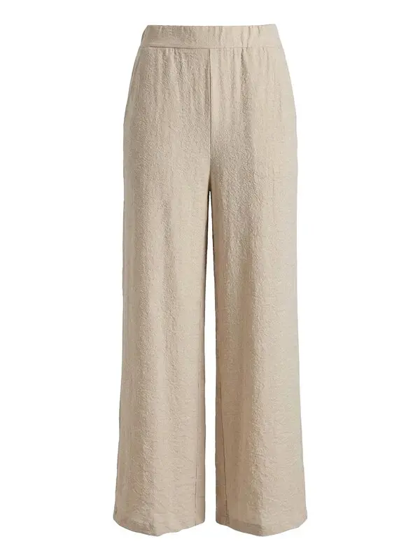JAMES LAKELAND Relaxed Wide Leg Trousers - Brown