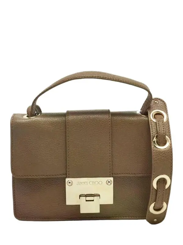 JIMMY CHOO Rebel Top Handle Bag - Brown