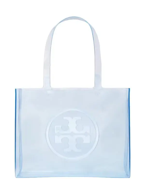 Tory Burch Ella Clear Tote - Pool Blue