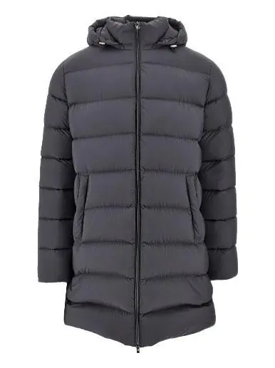 Herno Long-sleeved Padded Jacket - Black