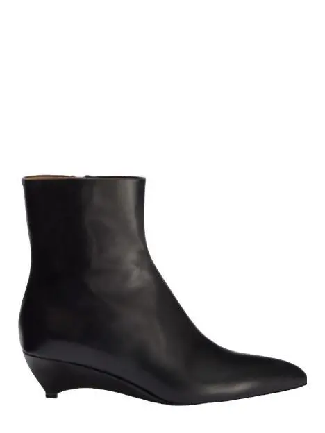 JIL SANDER Arc Ankle Boots - Black