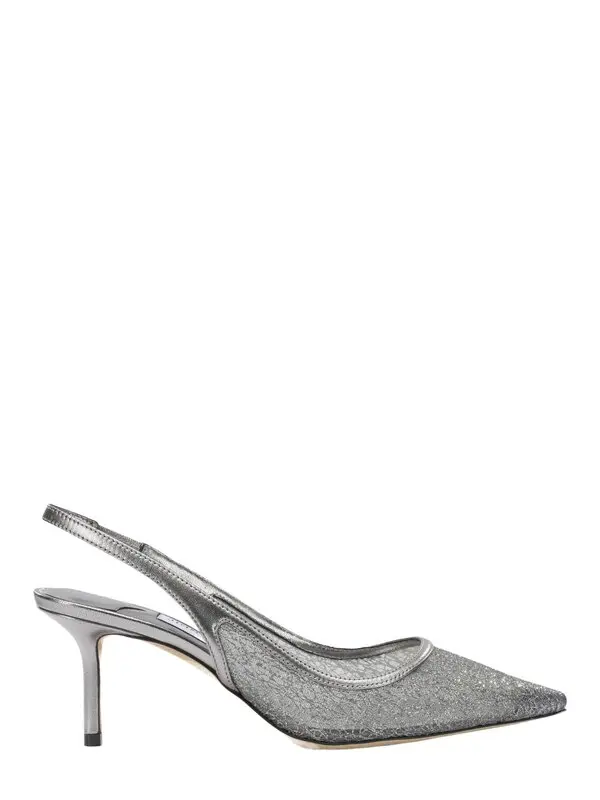 JIMMY CHOO Love 65mm Slingback Pumps - Gray