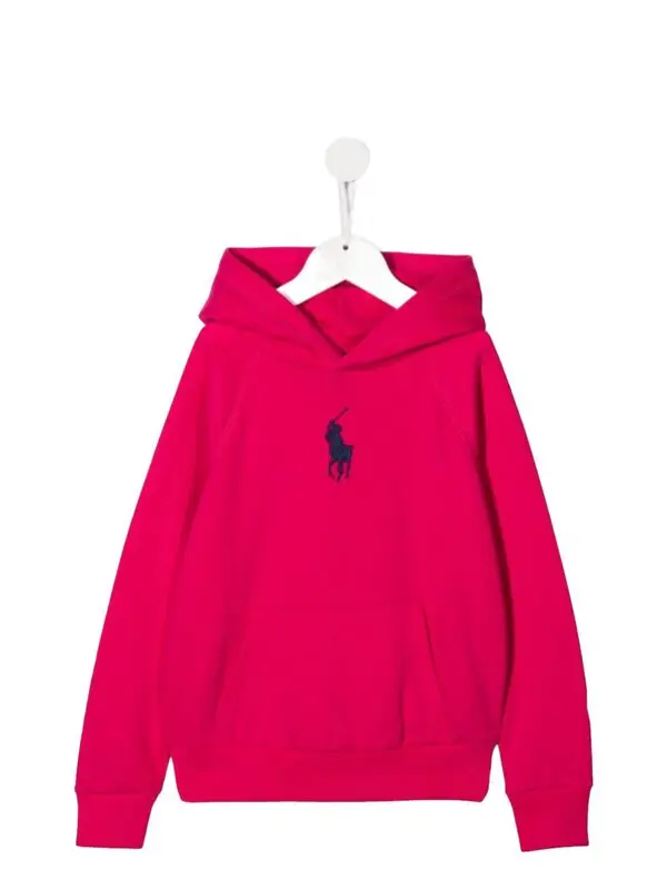 Polo Ralph Lauren Embroidered Pony Hoodie - Red