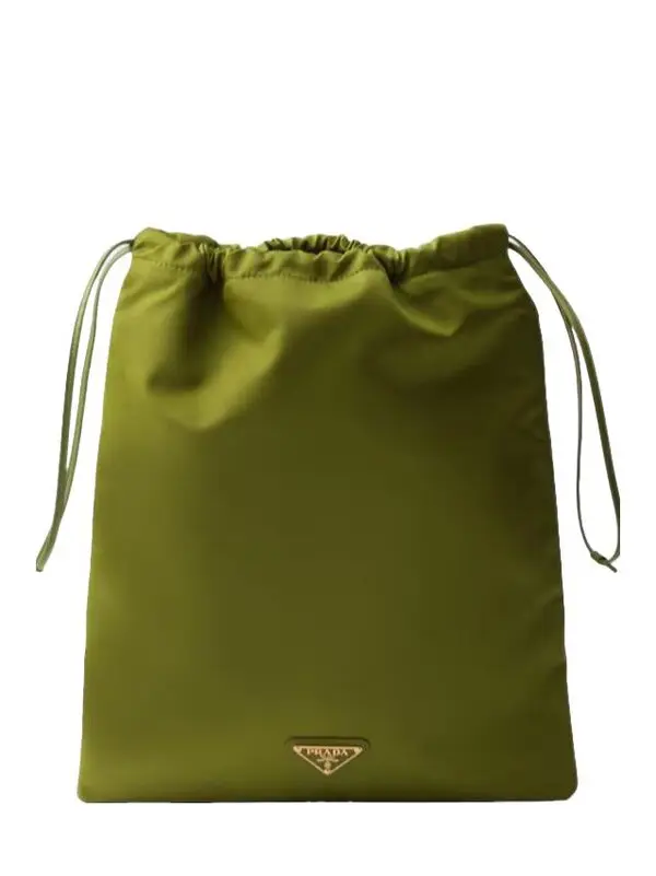 Prada Drawstring Tote Bag - Ivy Green