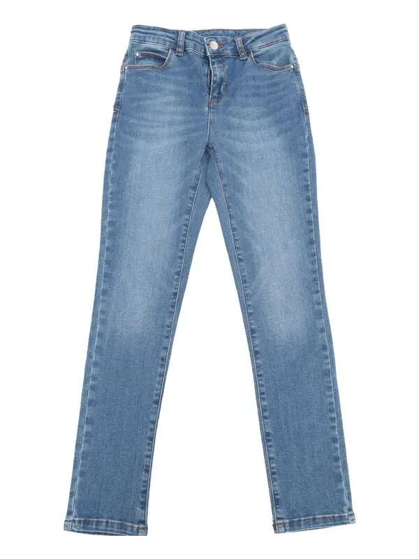 Liu Jo Light Wash Slim Straight Leg Jeans - Blue