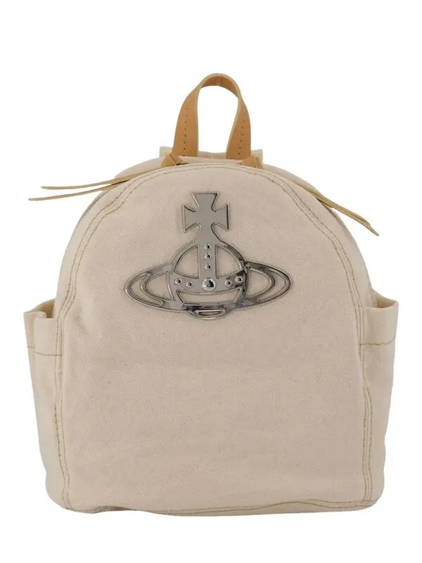 VIVIENNE WESTWOOD Logo Backpack - Beige