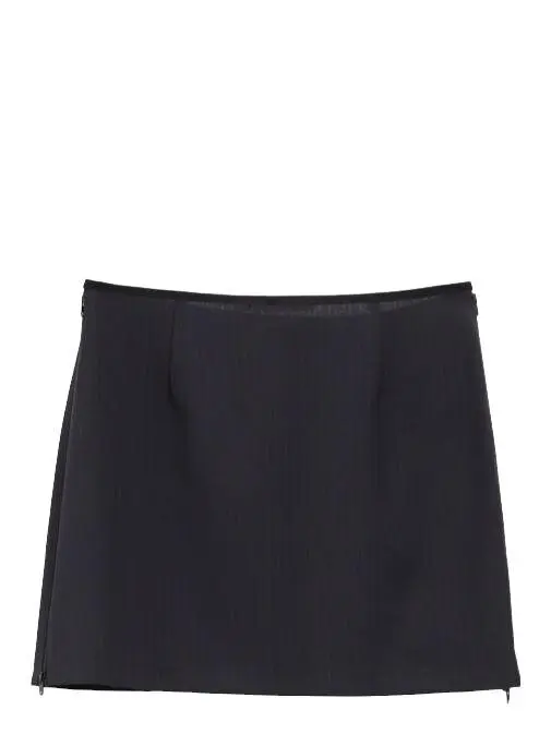 Paloma Wool Lumieti Pinstriped Mini Skirt - Black